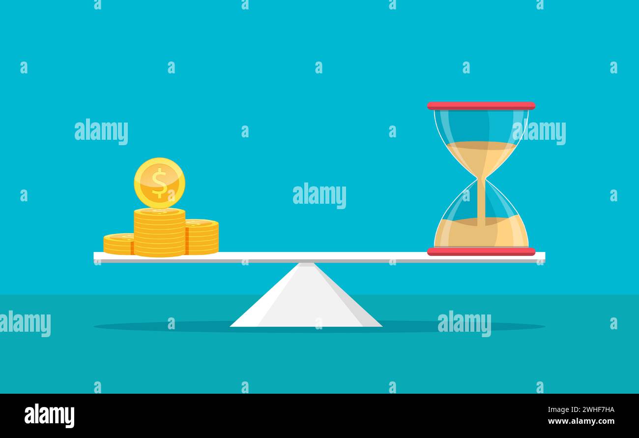 Time value of money, asset growth over time, depicts investment in long ...