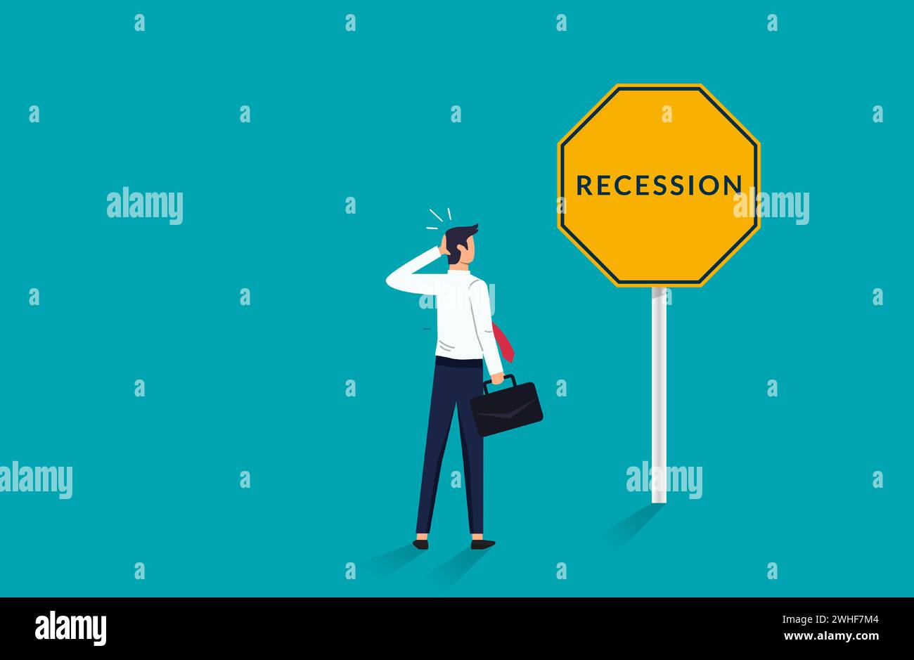 Economic crash ahead Stock Vector Images - Alamy