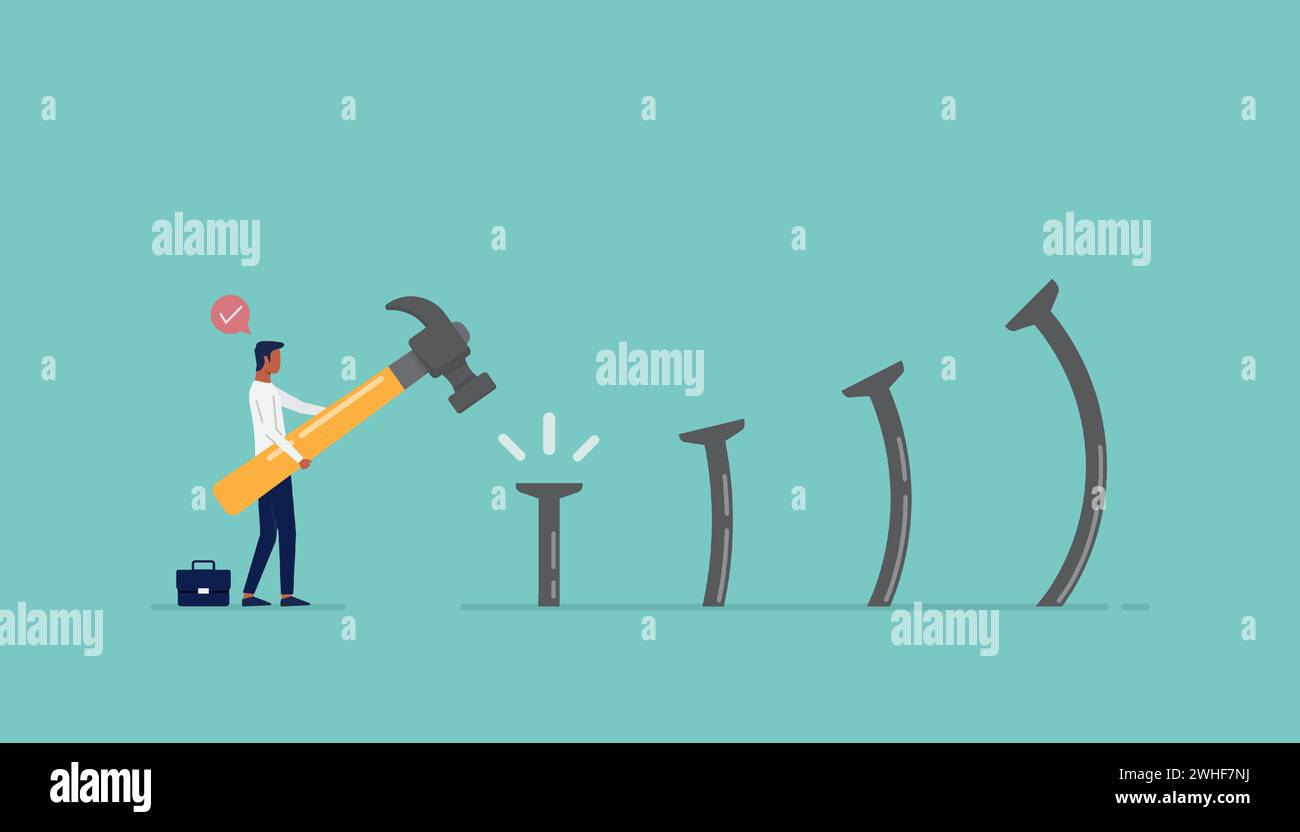 Employment levels Stock Vector Images - Alamy