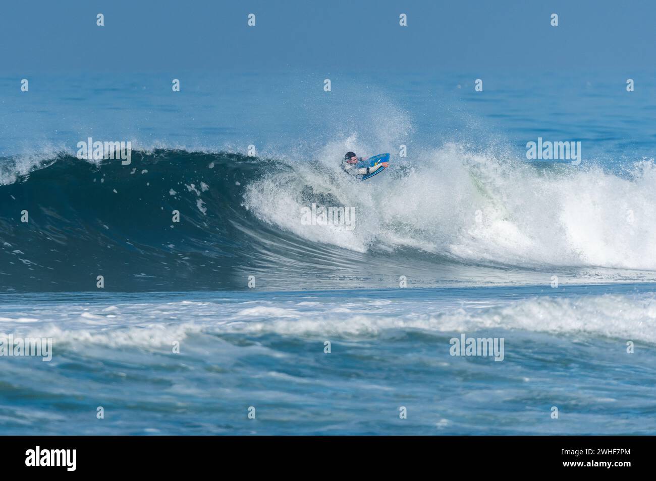 Bodyboarder in action Stock Photo - Alamy