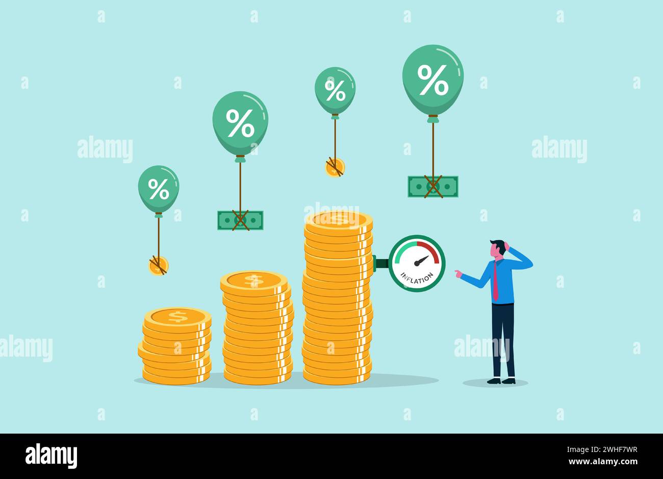 Bank interest rate Stock Vector Images - Alamy