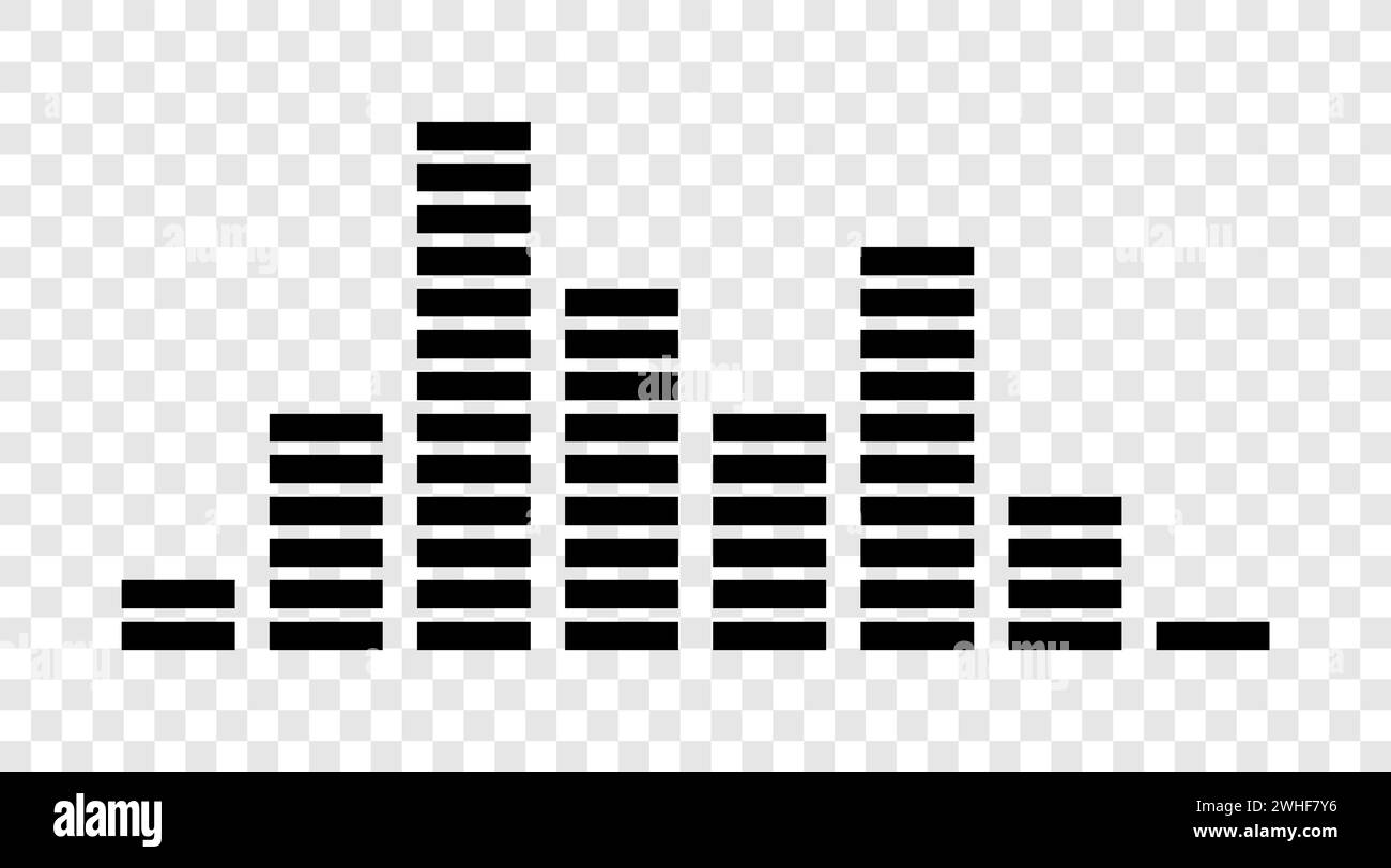 sound waves and music in black Stock Vector Image & Art - Alamy