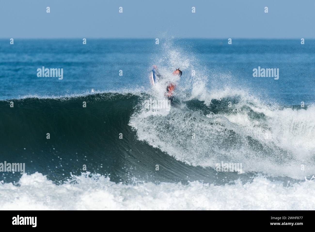 Bodyboarder in action Stock Photo - Alamy