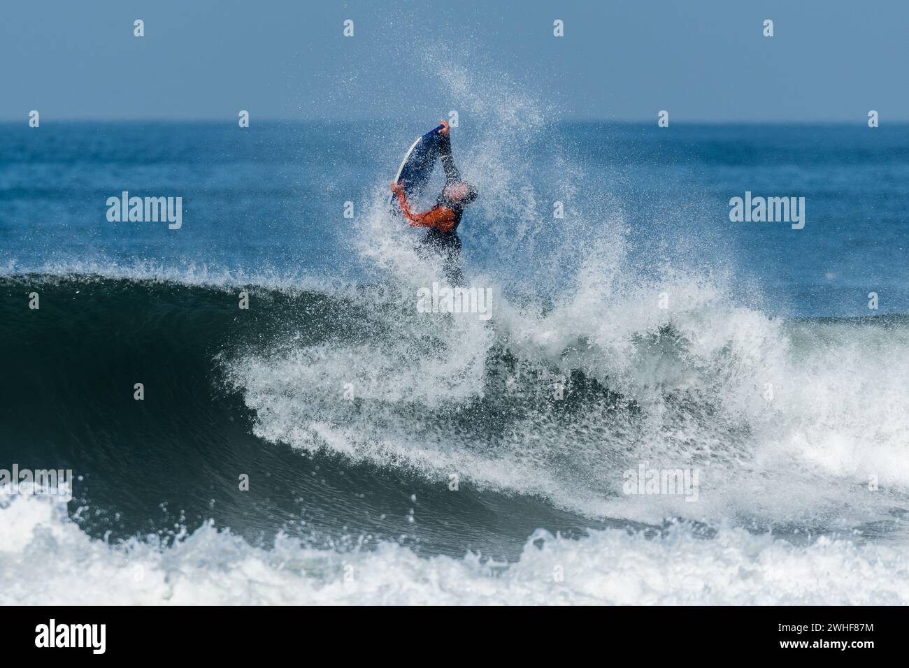 Bodyboarder in action Stock Photo - Alamy