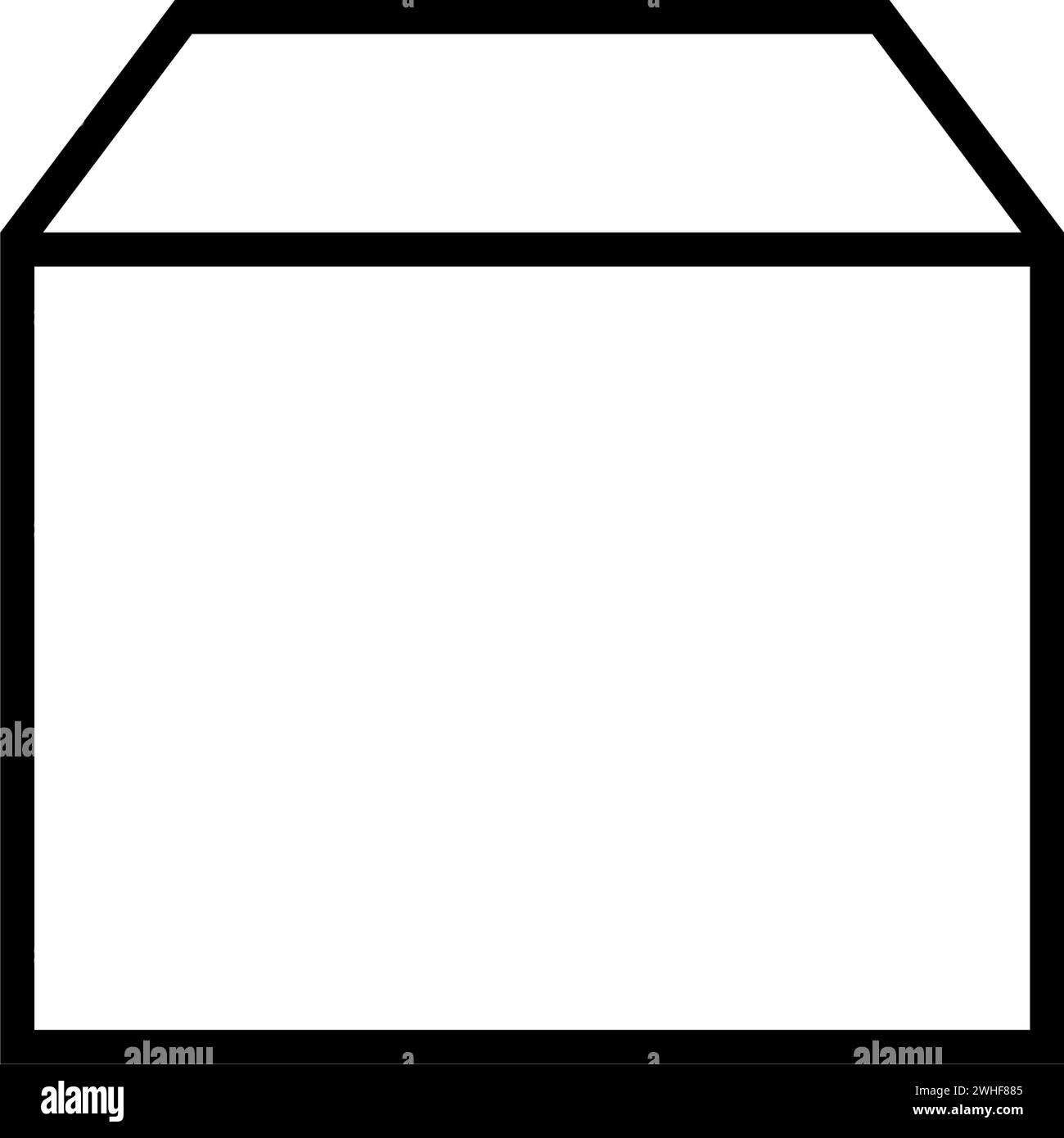 Cardboard boxes goods in Black and White Stock Photos & Images - Alamy