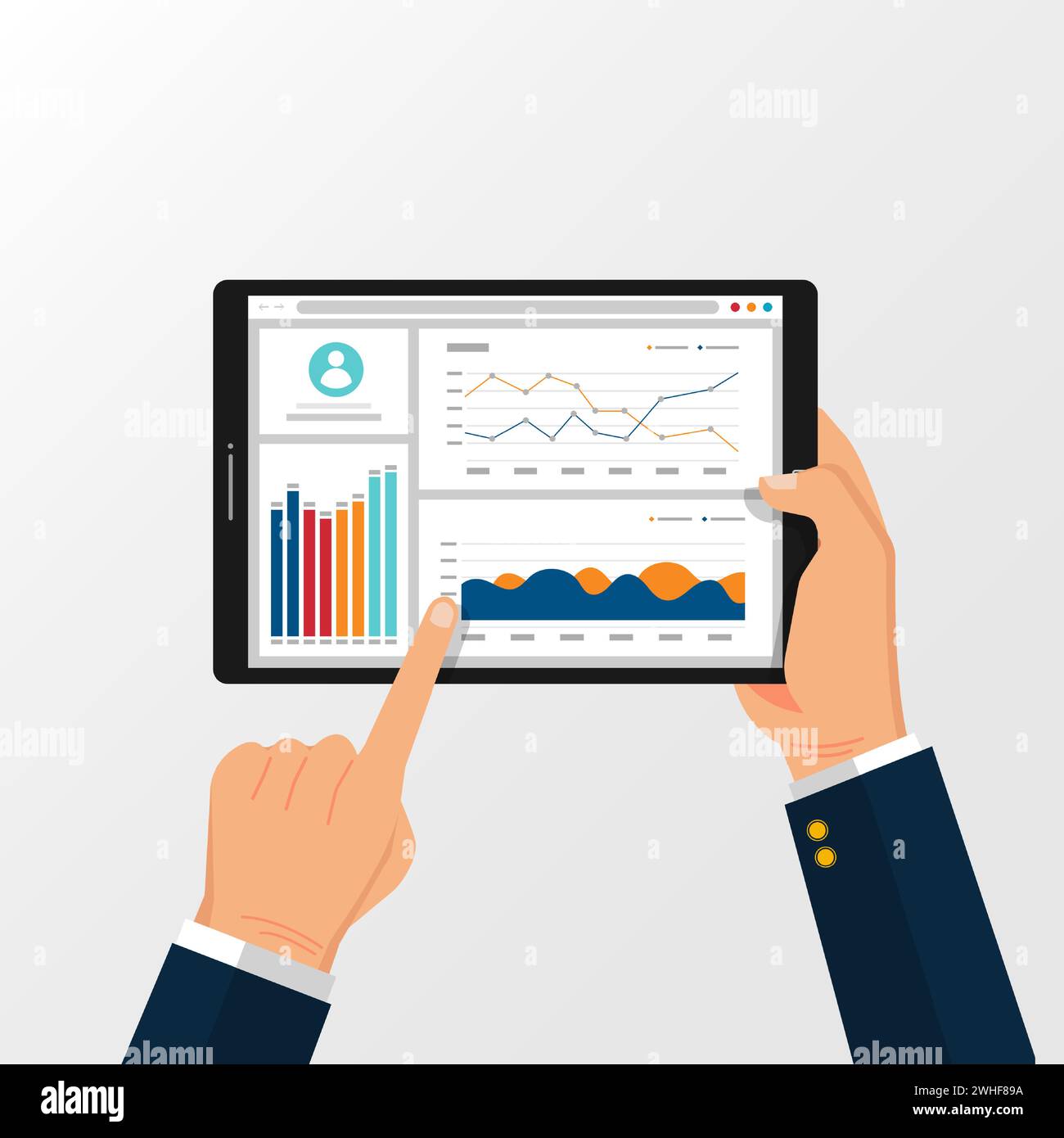 Web analytic information on Stock Vector Images - Alamy