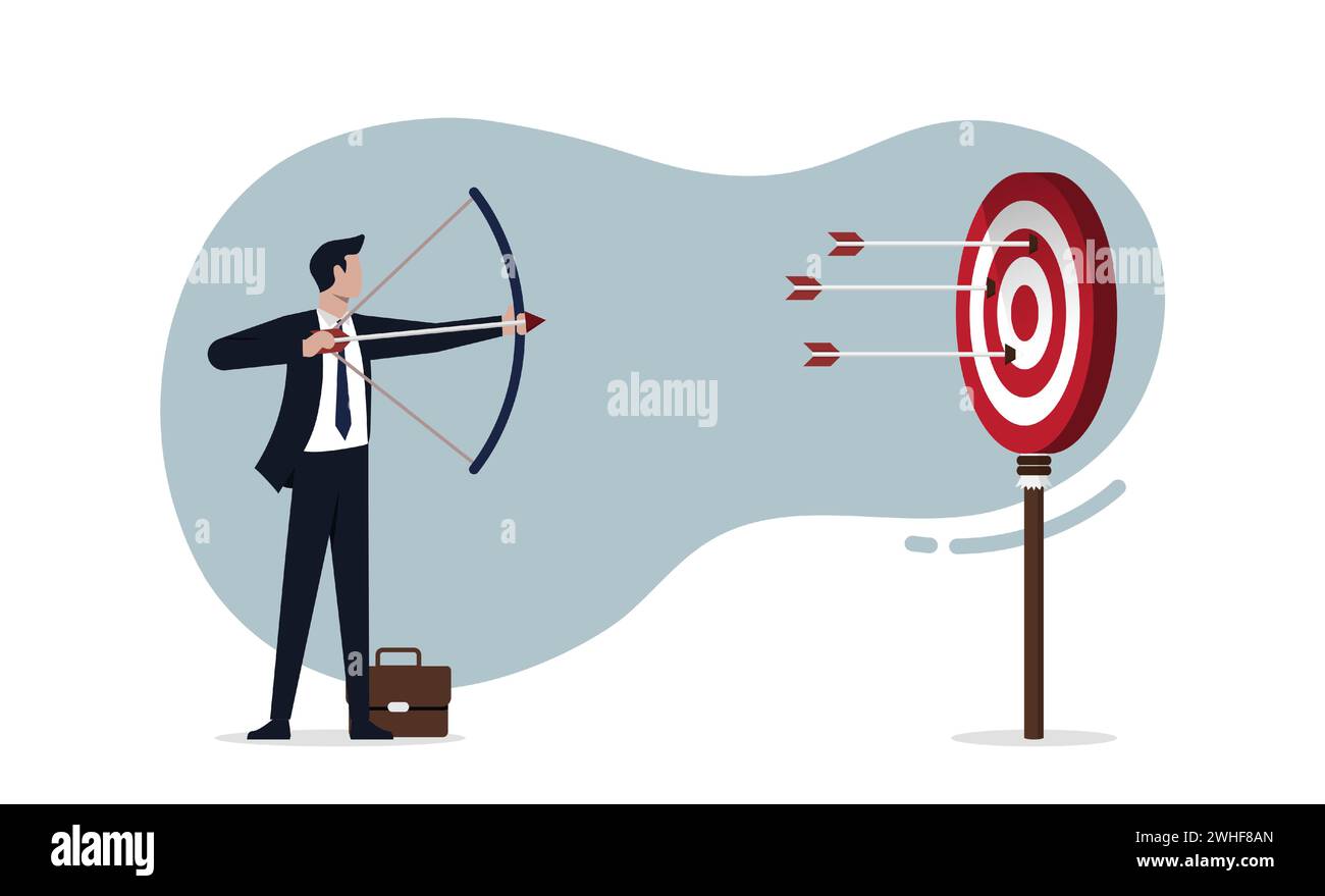 Concentration accuracy effort Stock Vector Images - Alamy