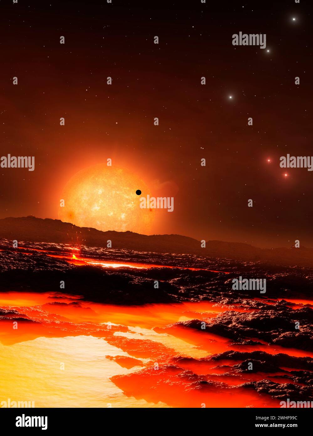 Volcanic eruption illustration hi-res stock photography and images - Alamy