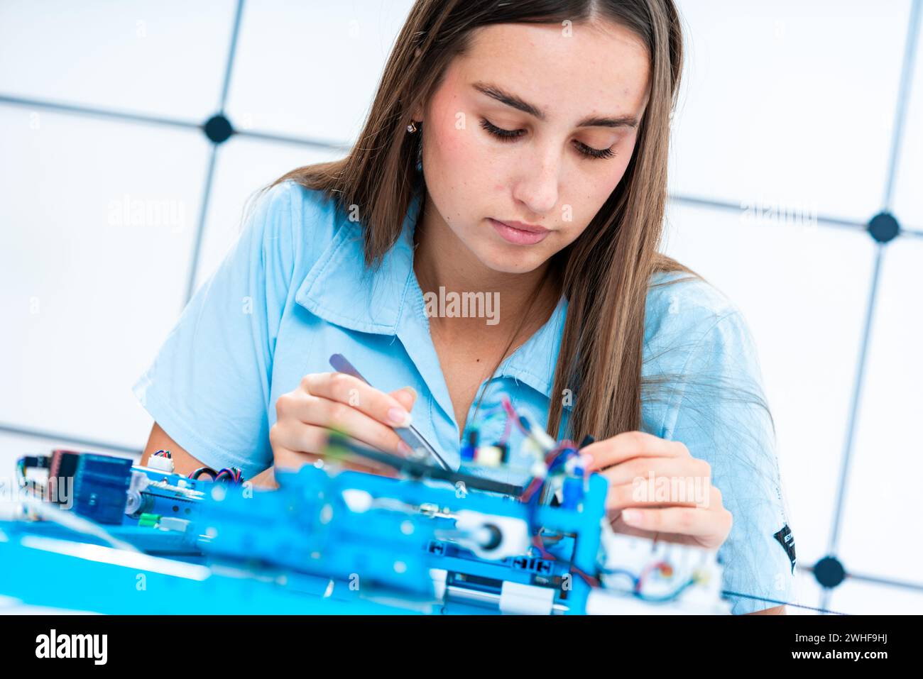 Computer aided experiment hi-res stock photography and images - Alamy