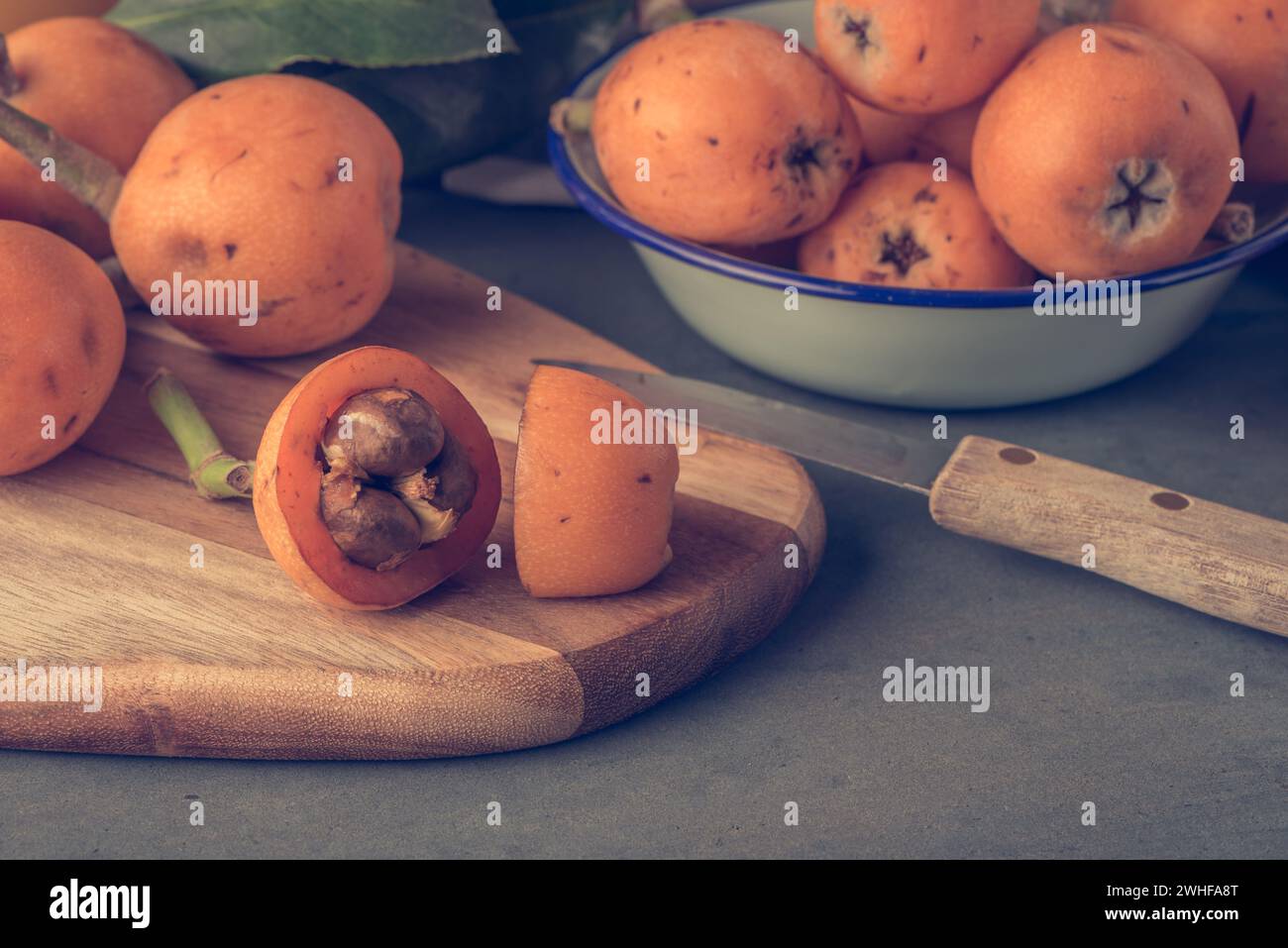 Loquats eriobotrya japonica hi-res stock photography and images - Alamy