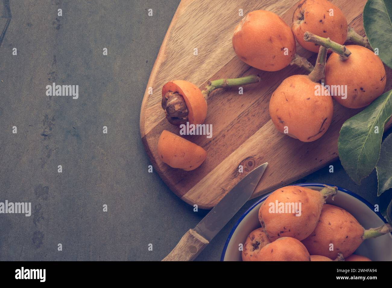 Loquats eriobotrya japonica hi-res stock photography and images - Alamy