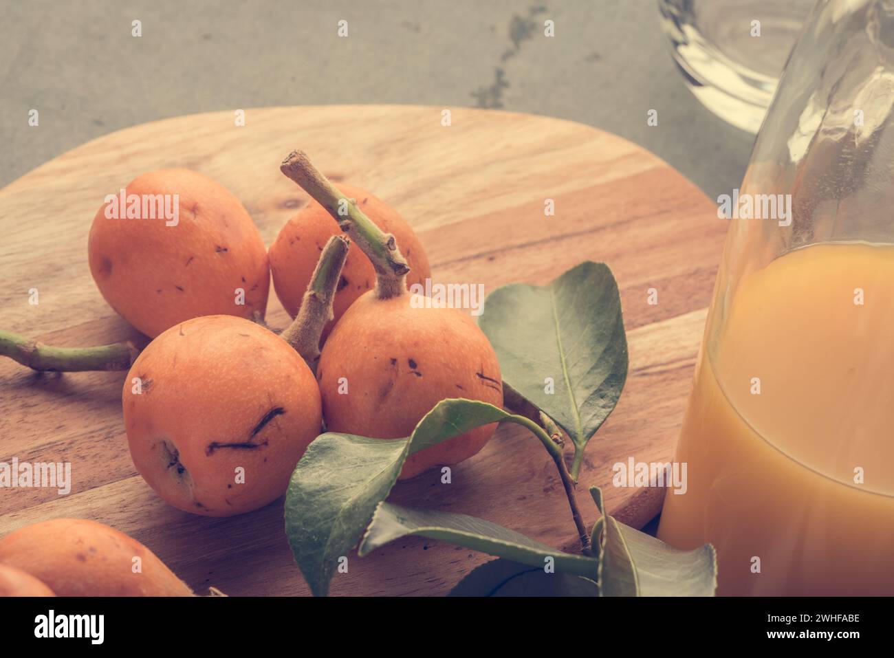 Ripe yellow loquats hi-res stock photography and images - Alamy