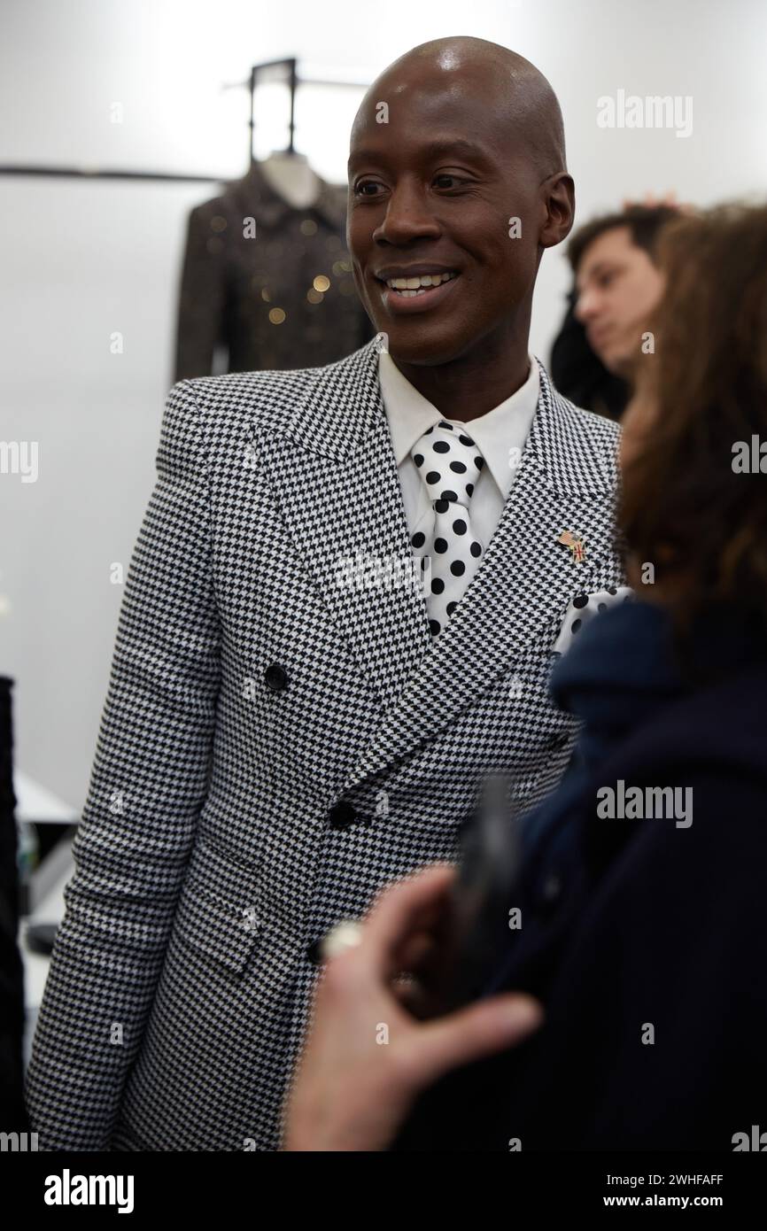 New York, New York, USA. 9th Feb, 2024. Guests at Dennis Basso's ...