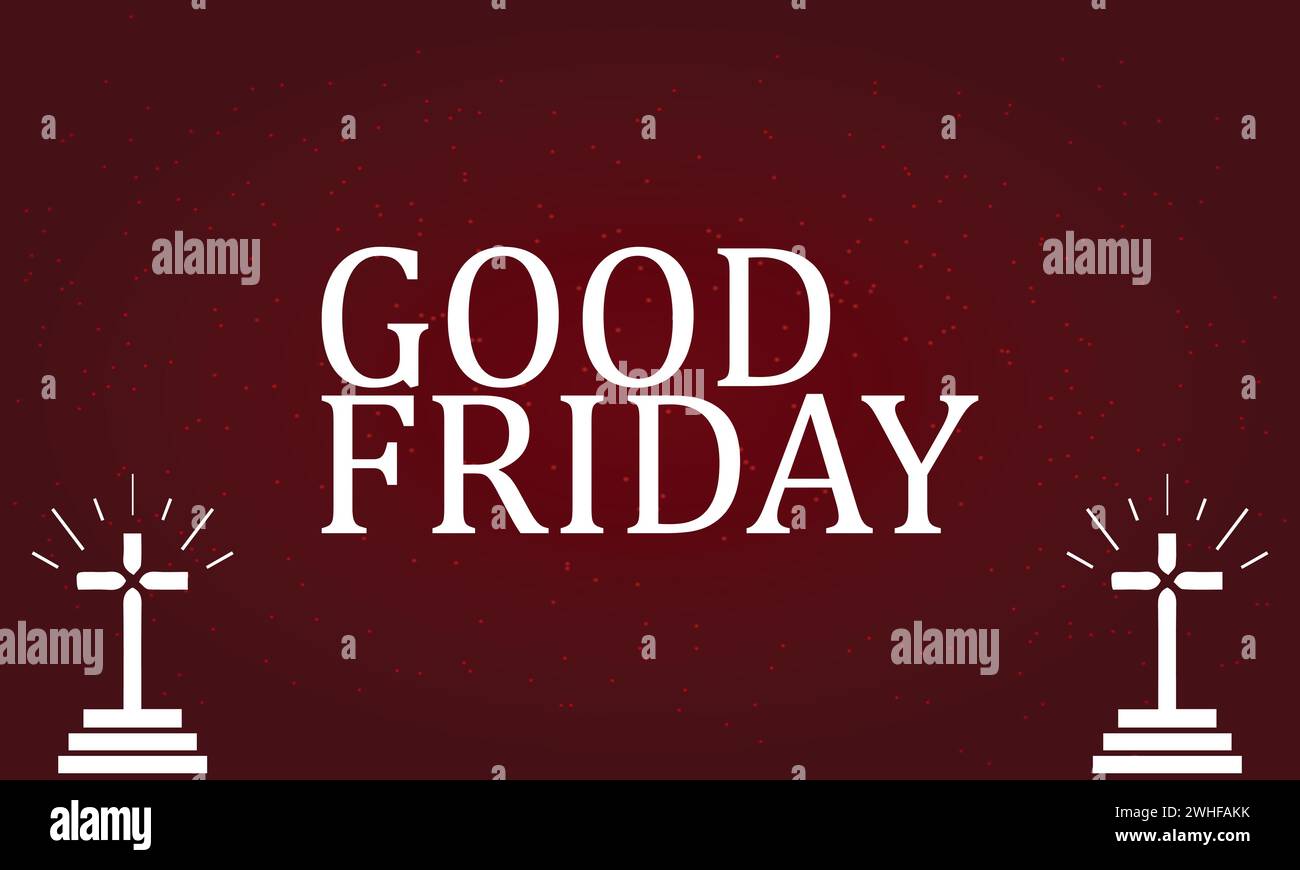 Good Friday Stylish Text illustration design Stock Vector Image & Art ...