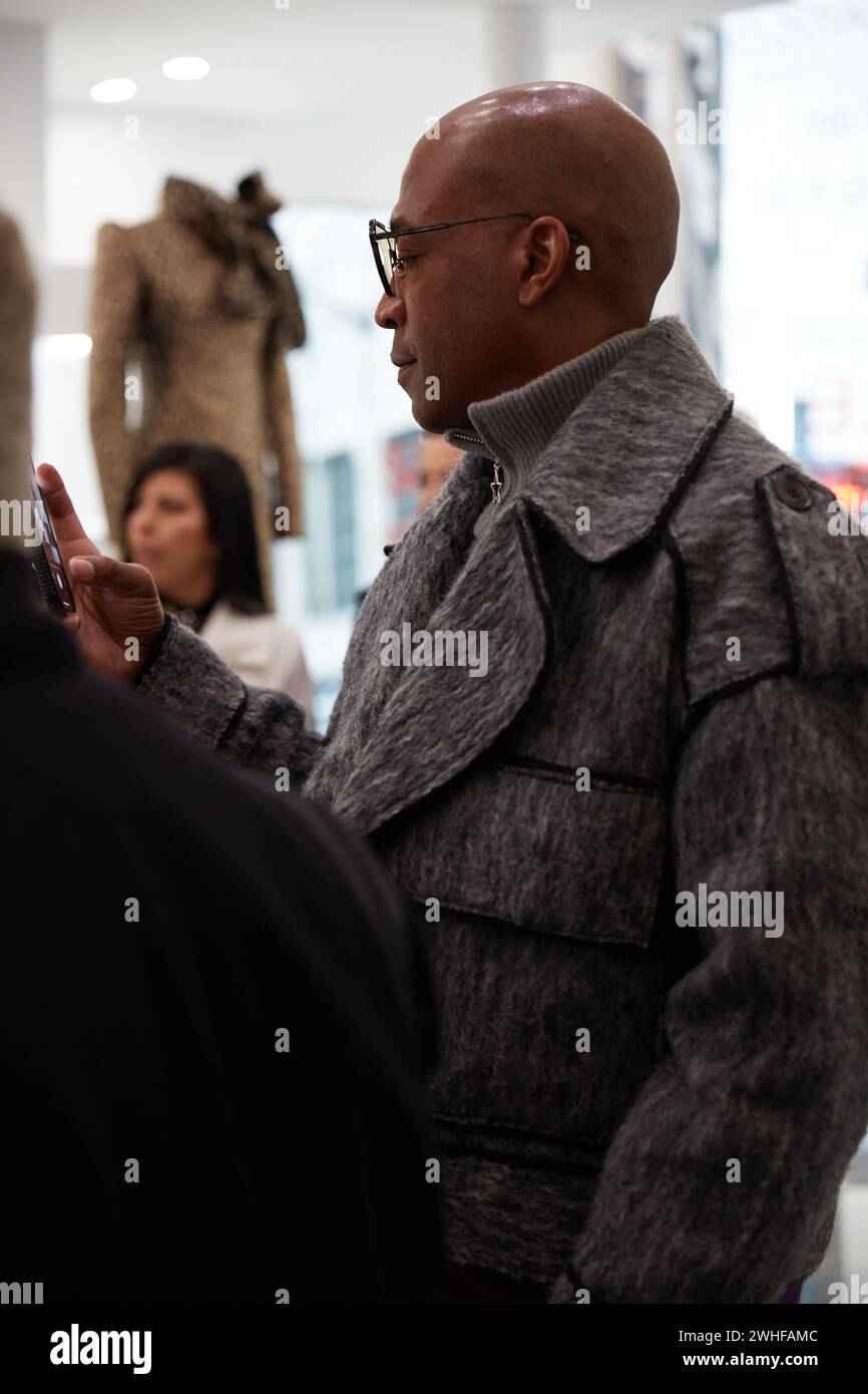 New York, New York, USA. 9th Feb, 2024. Guest at Dennis Basso's ...