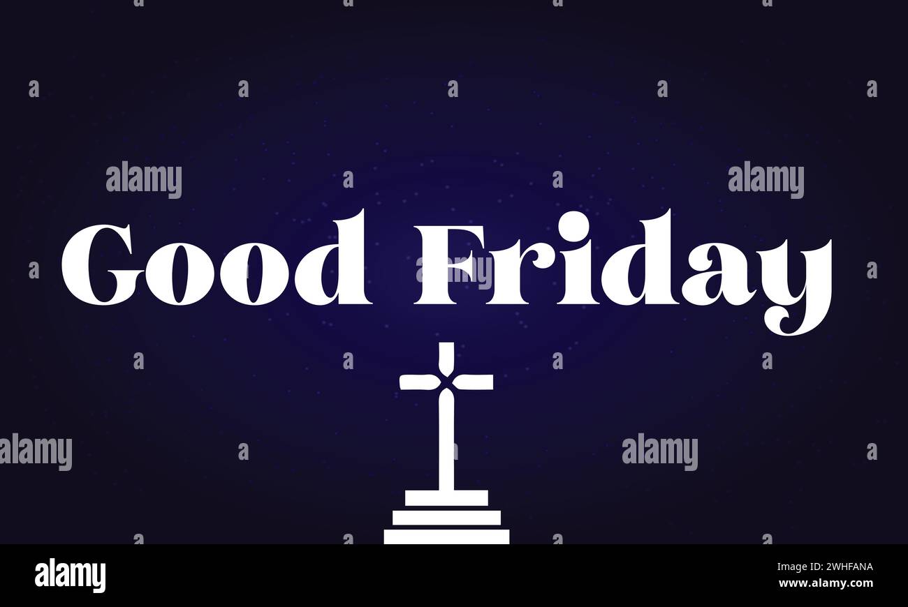 Good Friday Stylish Text illustration design Stock Vector Image & Art ...