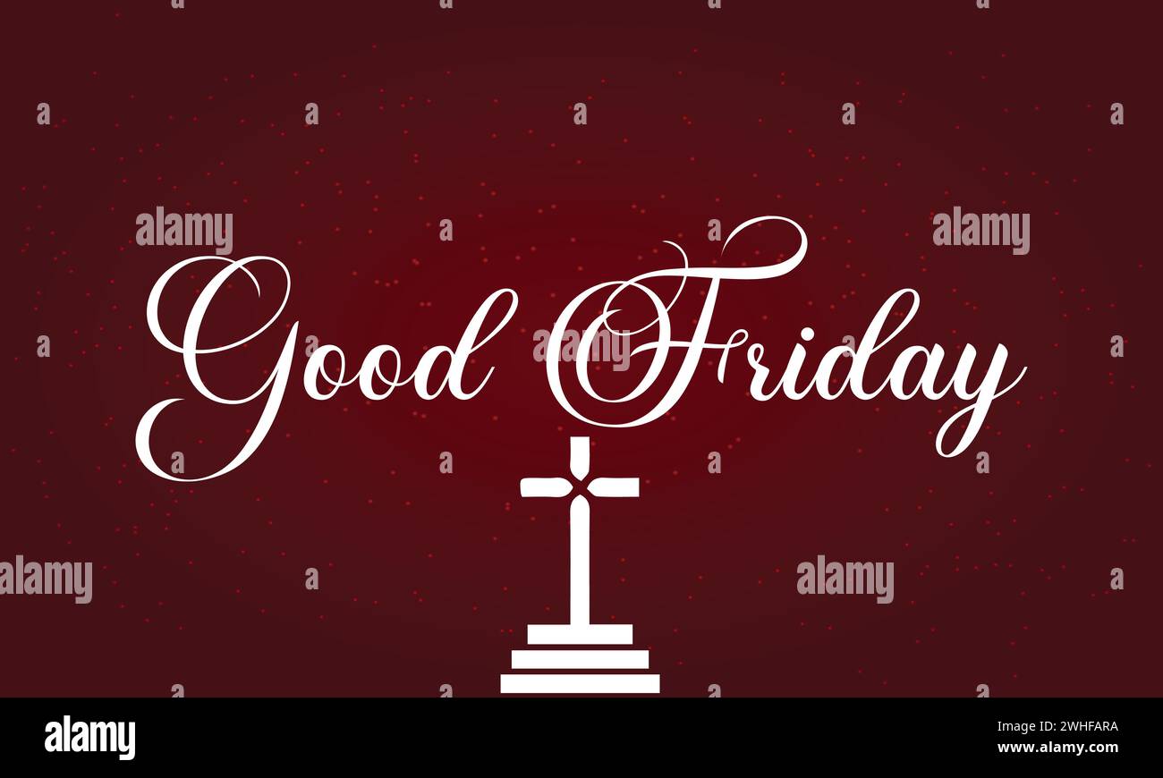 Good Friday Stylish Text illustration design Stock Vector Image & Art ...
