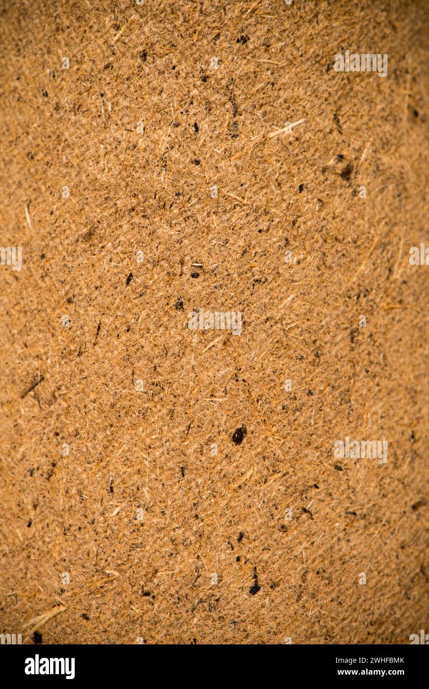 Panel composed of wood chips pressed Stock Photo - Alamy