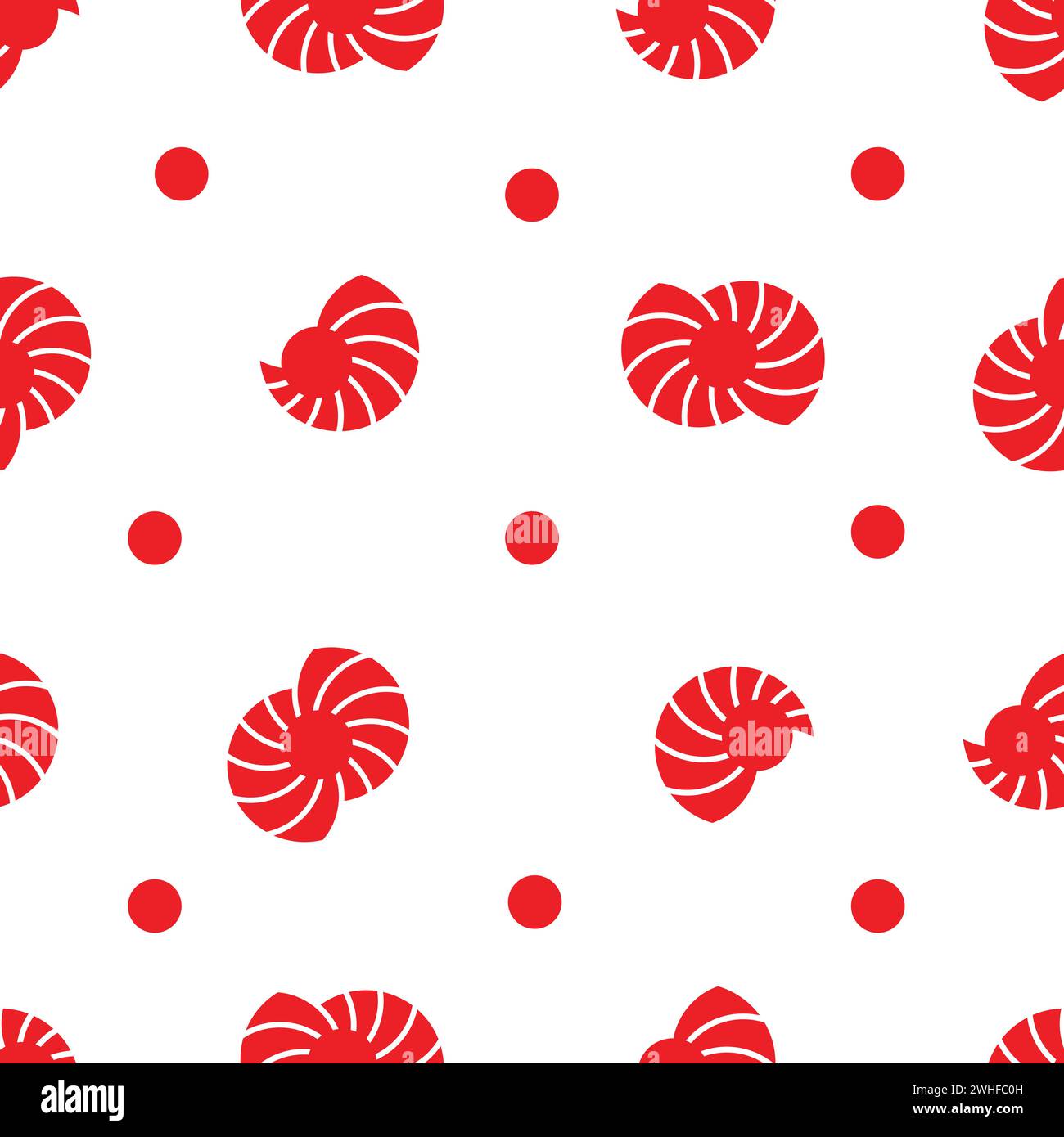 red swirl shine sun japan style seamless pattern vector Stock Vector ...