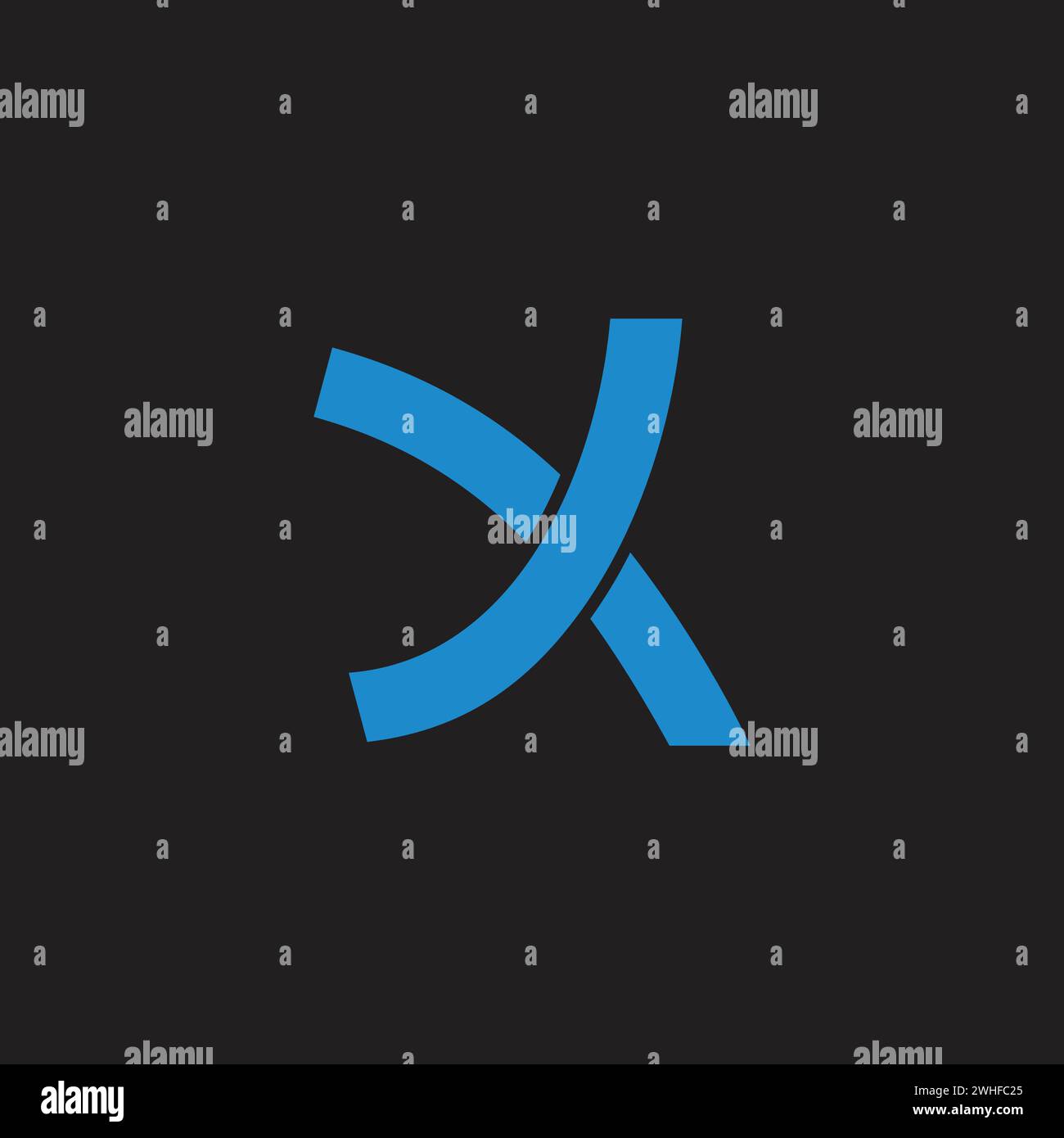 letter x simple motion logo vector Stock Vector Image & Art - Alamy