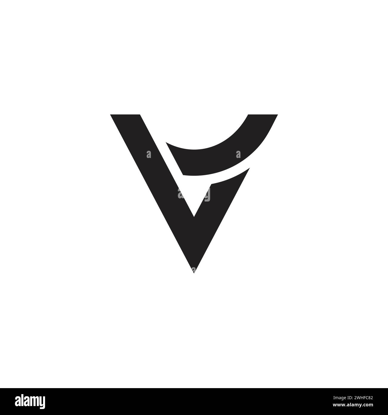 letter ve simple linked geometric line logo vector Stock Vector Image ... letter ve simple linked geometric line logo vector Stock Vector Image ...
