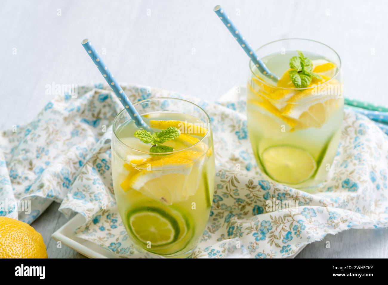 Summer drink citrus lemonade hi-res stock photography and images - Alamy