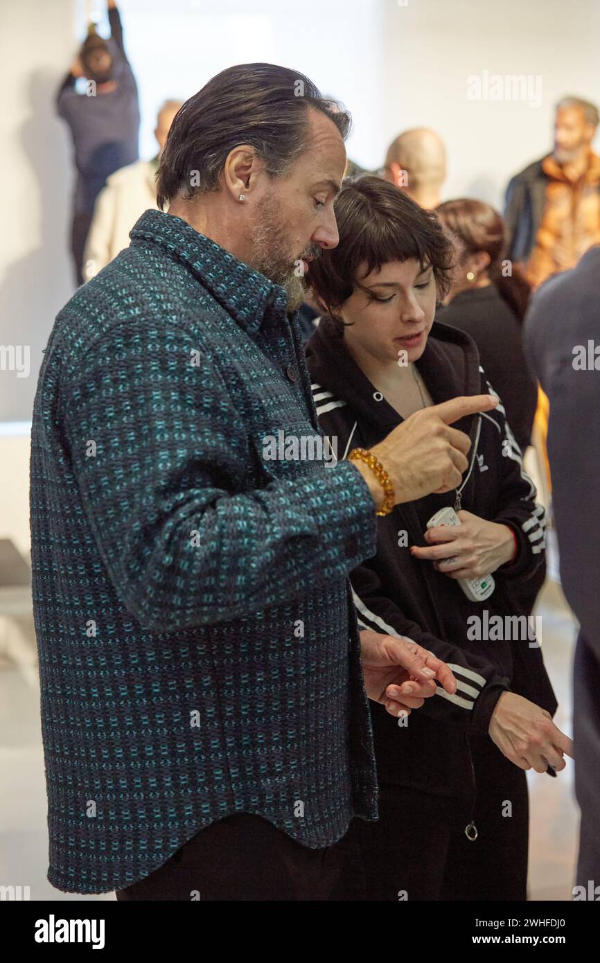 New York, New York, USA. 9th Feb, 2024. Designer Max Israel (l), Y ...