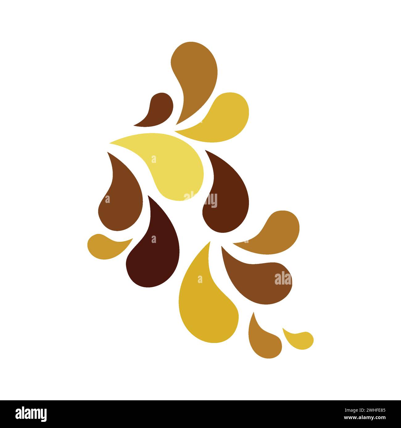 Liquid metallic art abstract Stock Vector Images - Alamy