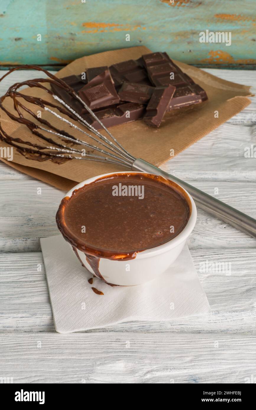 Melted chocolate egg hi-res stock photography and images - Alamy