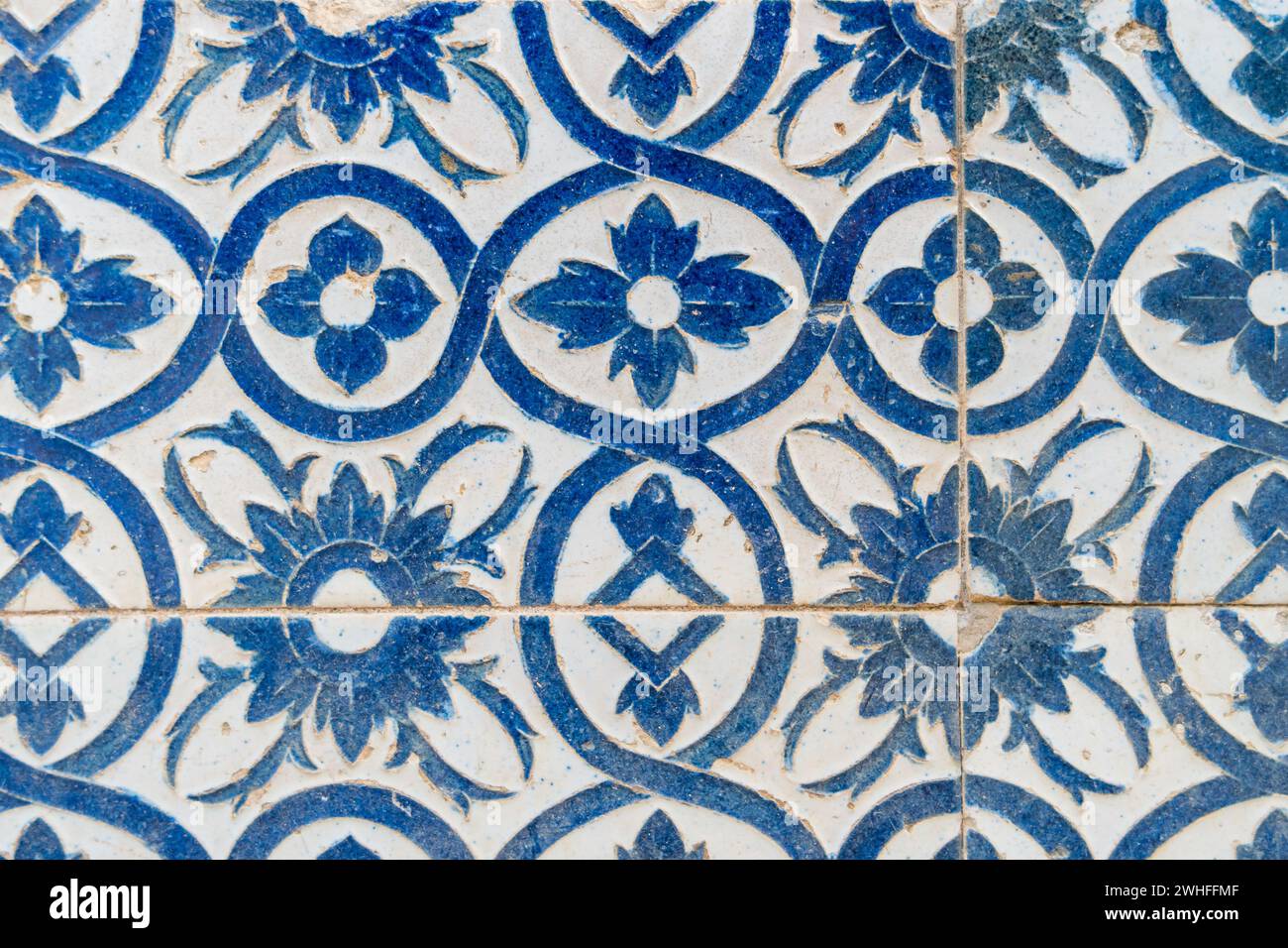 Vintage spanish tiles Stock Photo - Alamy