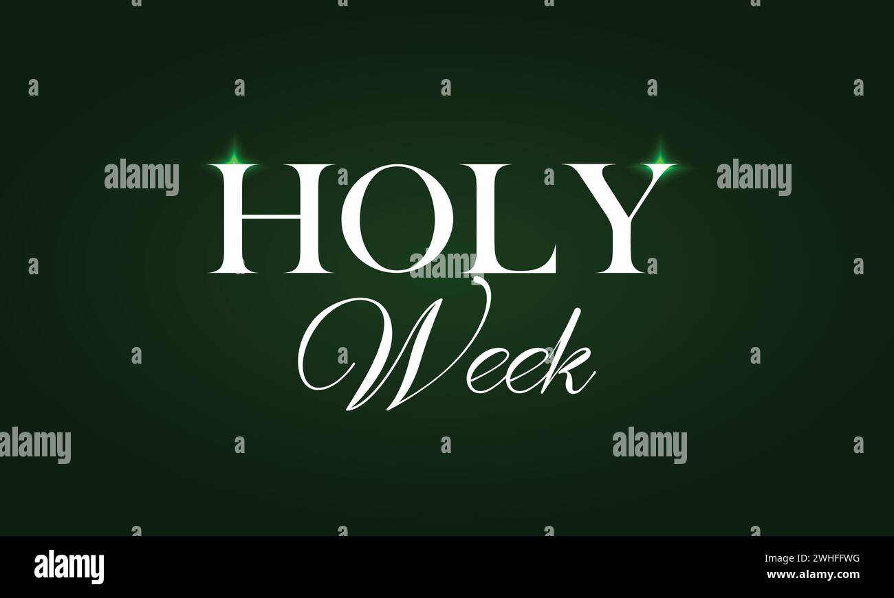 Holy Week Background Design