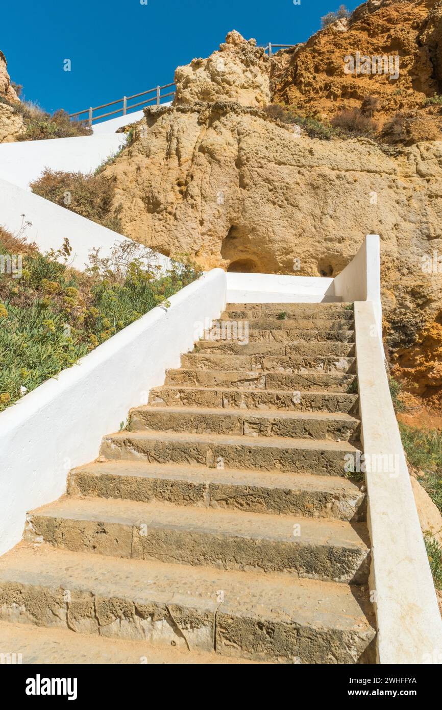 Stairs to a pool of natural sea water Stock Photo - Alamy
