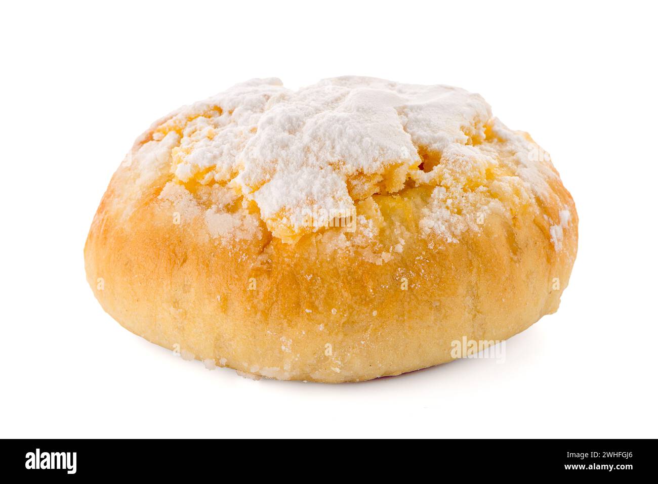 Traditional Portuguese coconut pastry called Pao de Deus Stock Photo ...