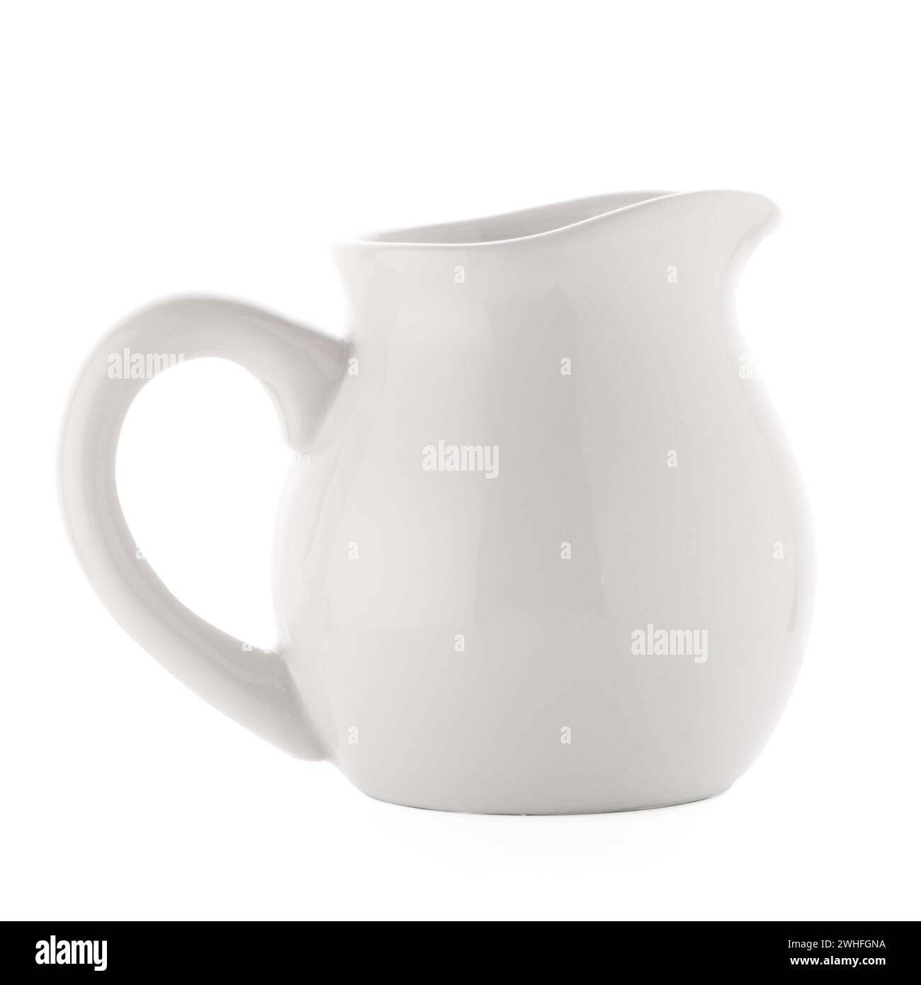White ceramic pitcher Stock Photo - Alamy