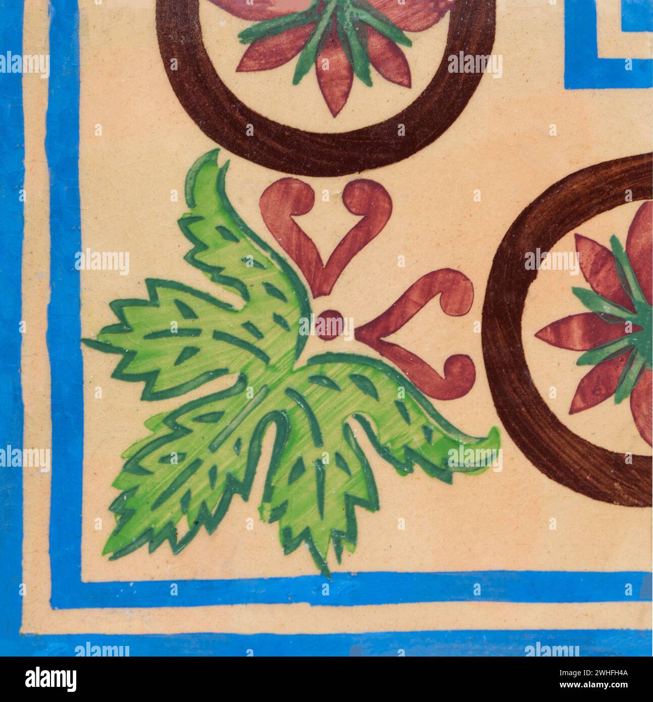 Old red ceramic tile hi-res stock photography and images - Alamy