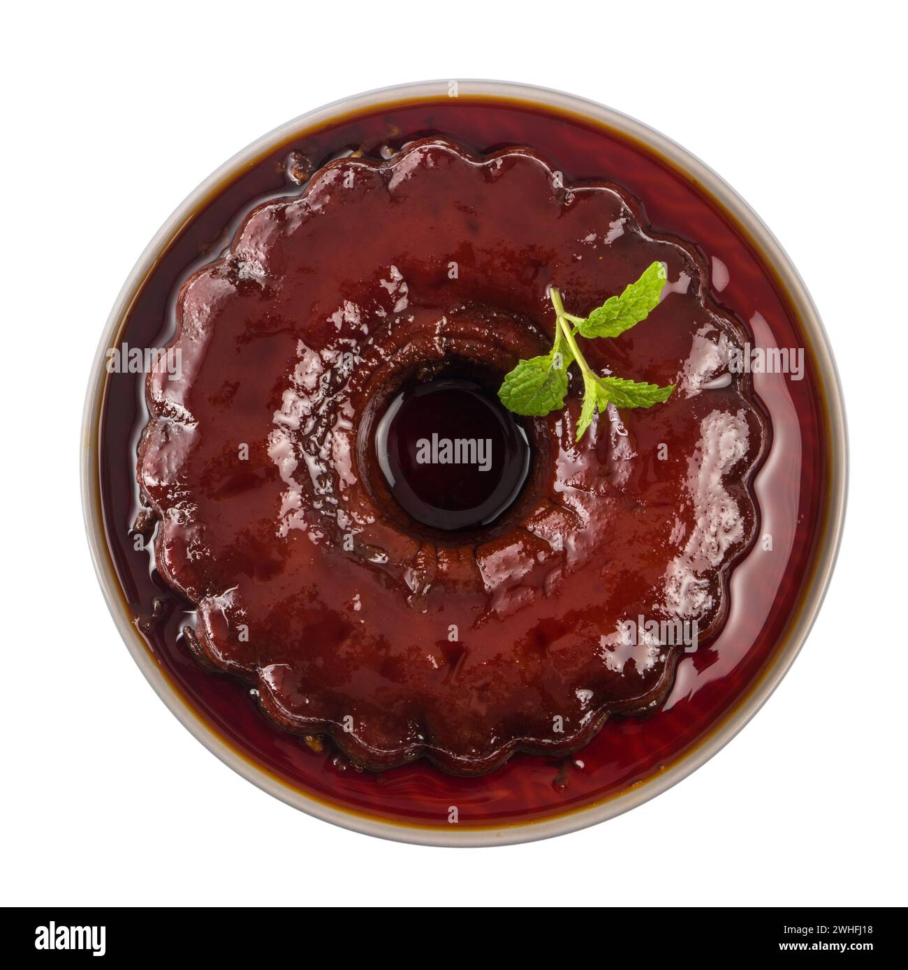 Italian pudding Cut Out Stock Images & Pictures - Alamy