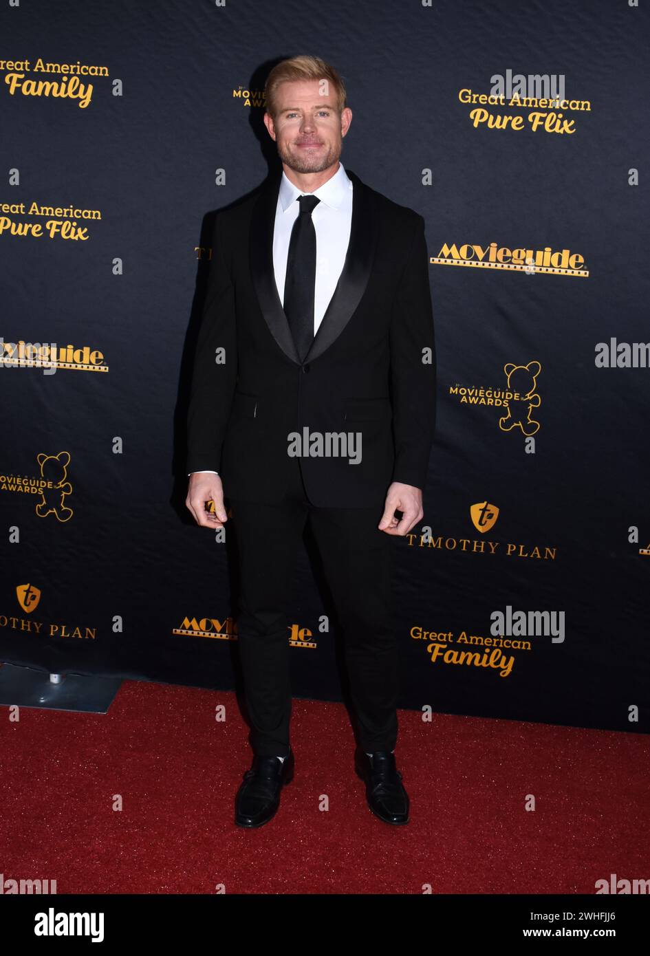 Los Angeles, California, USA 9th February 2024 Actor Trevor Donovan ...