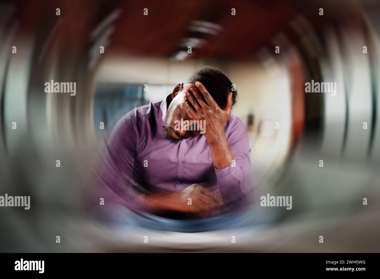 Vertigo Dizziness And BPPV Brain Pain Stroke Stock Photo - Alamy