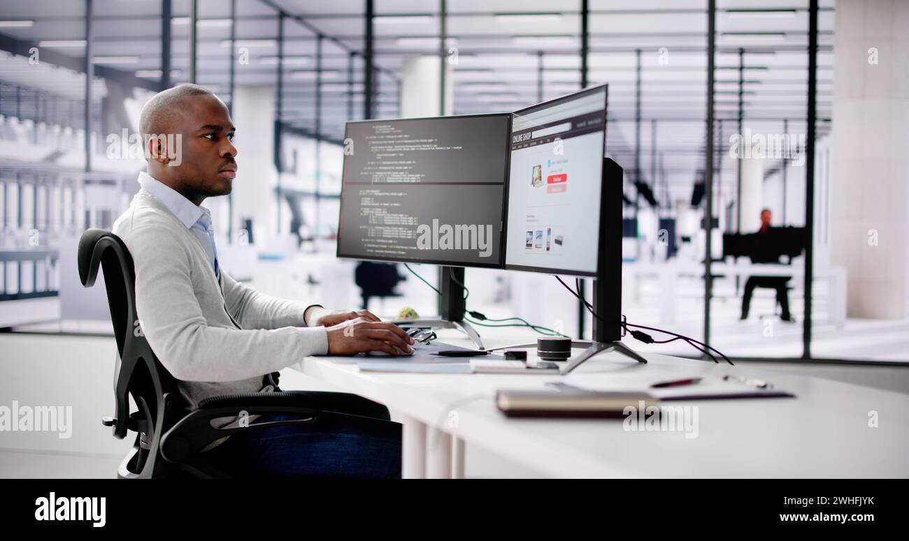 African web developer hi-res stock photography and images - Alamy