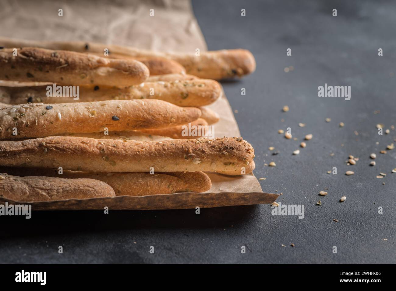 Salty bread sticks hi-res stock photography and images - Alamy