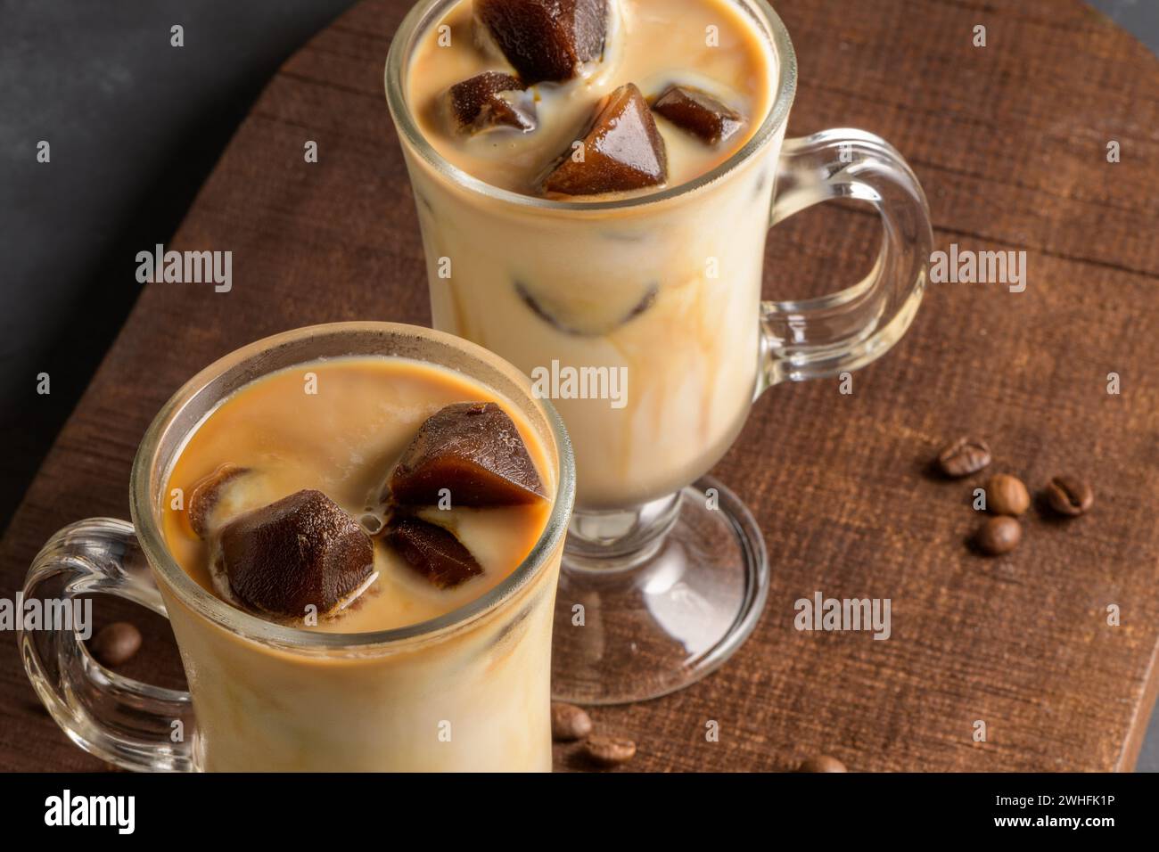 Cold coffee cocktail frozen hi-res stock photography and images - Alamy
