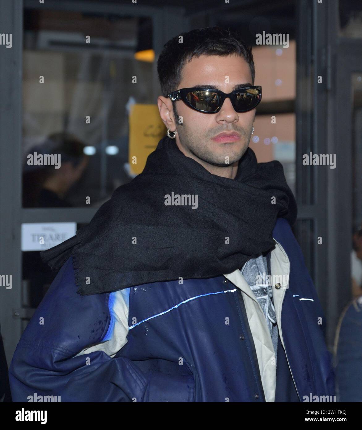 Sanremo, Italy. 09th Feb, 2024. Sanremo Festival 2024 Mannini Credit: Independent Photo Agency ...