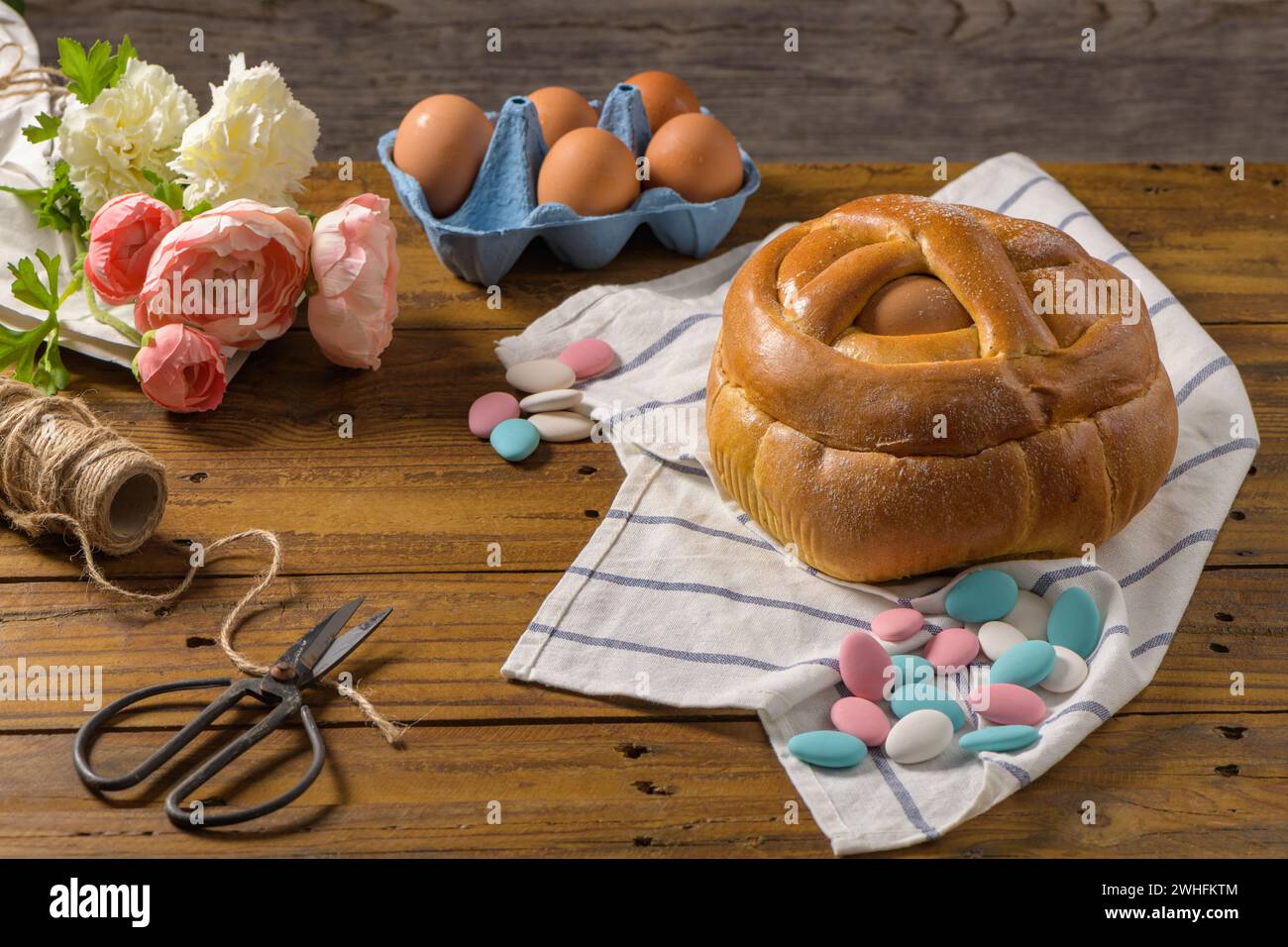 Easter folar with egg Stock Photo - Alamy