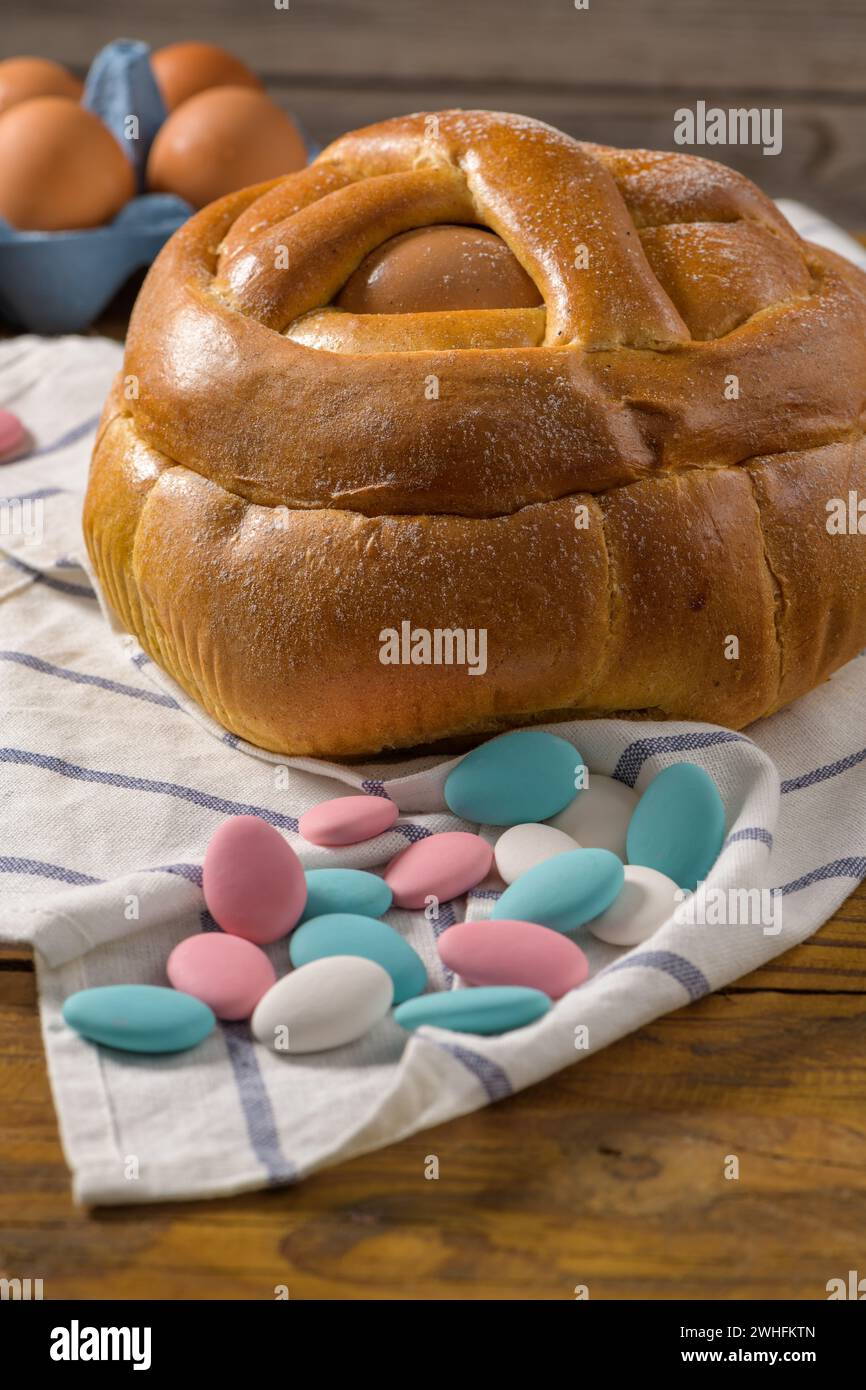 Easter folar with egg Stock Photo - Alamy