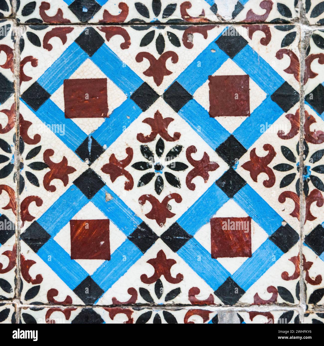 Old ceramic tiles Stock Photo - Alamy