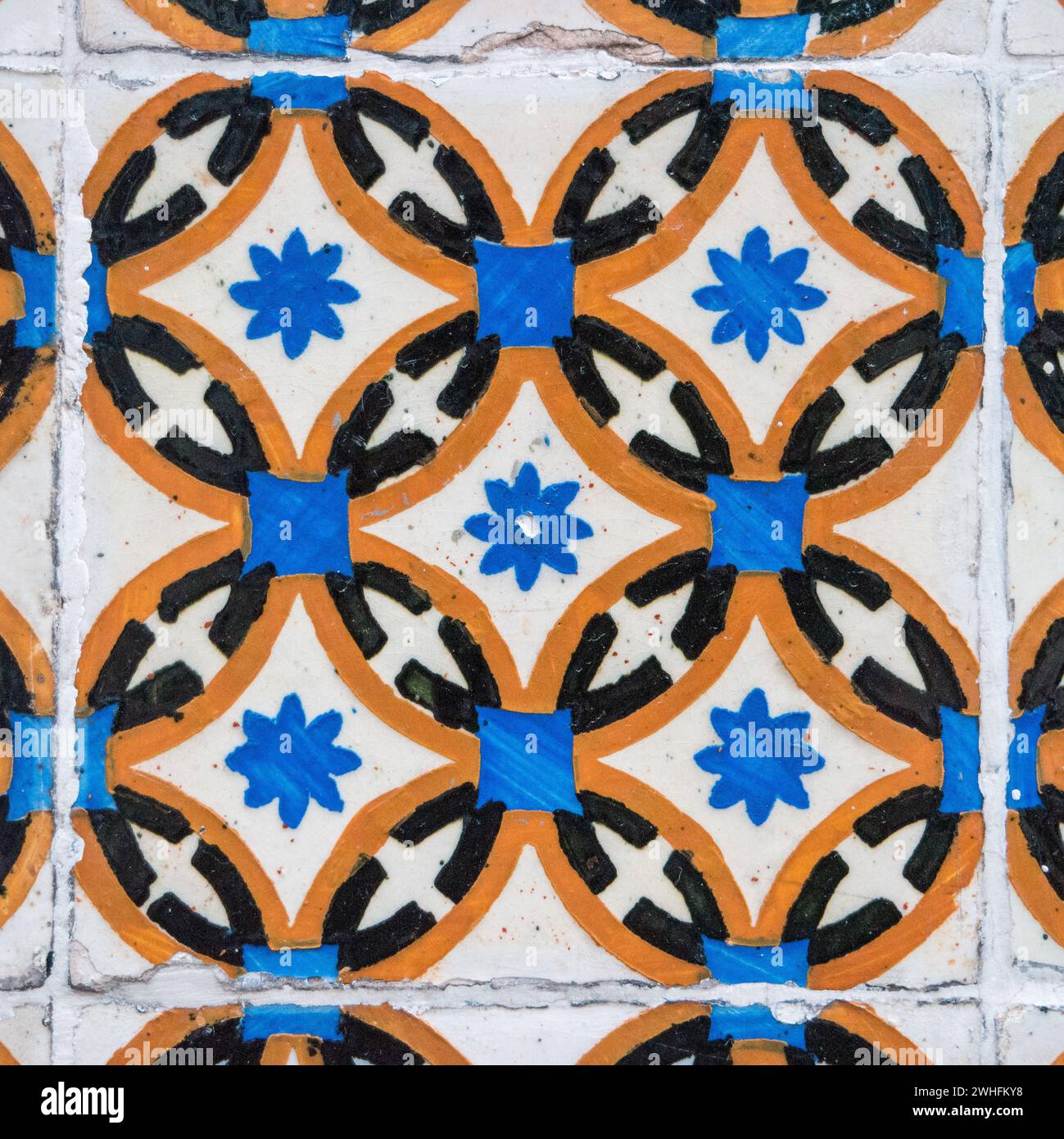 Old ceramic tiles Stock Photo - Alamy