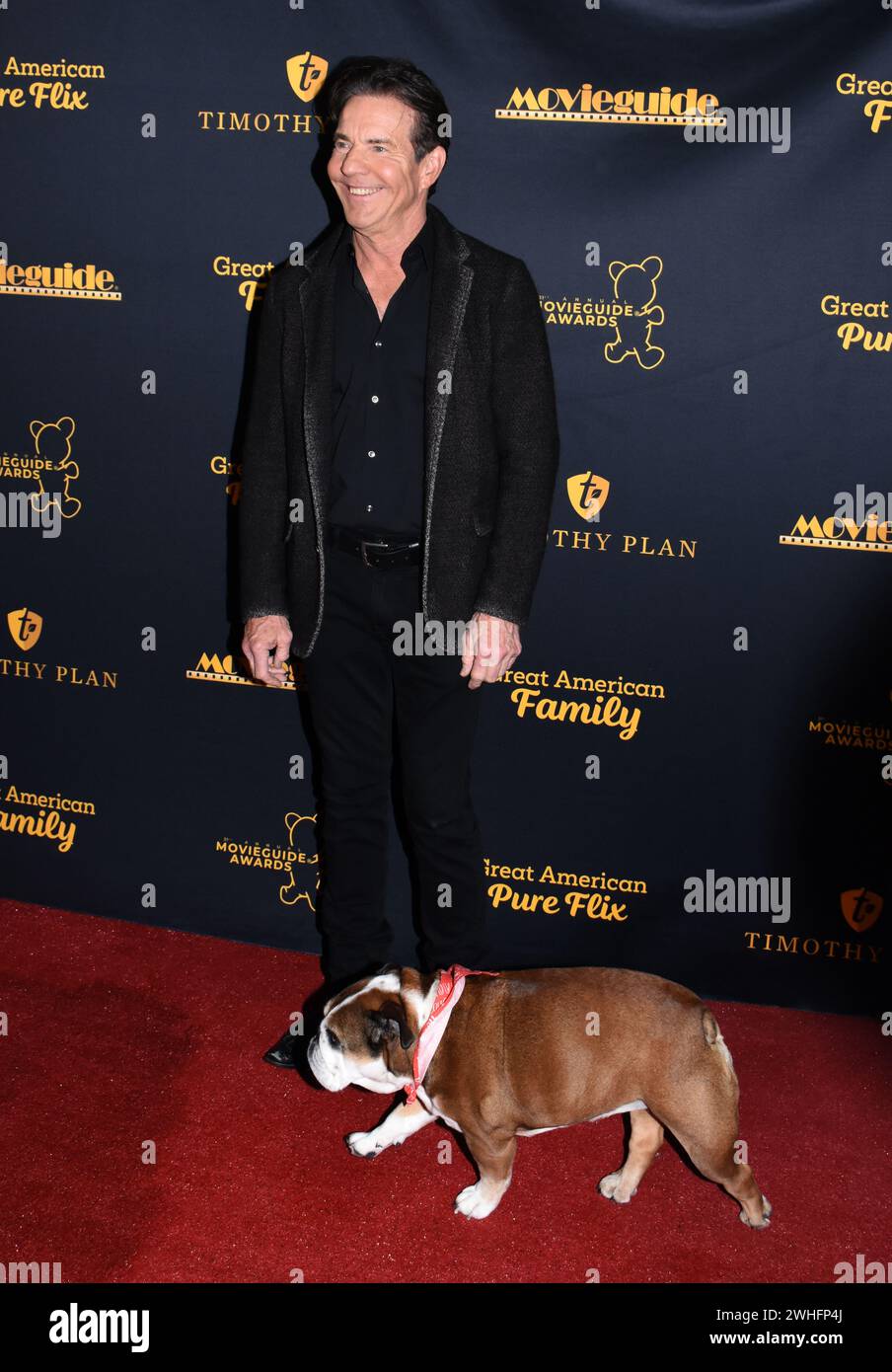 Los Angeles, California, USA 9th February 2024 Actor Dennis Quaid and ...