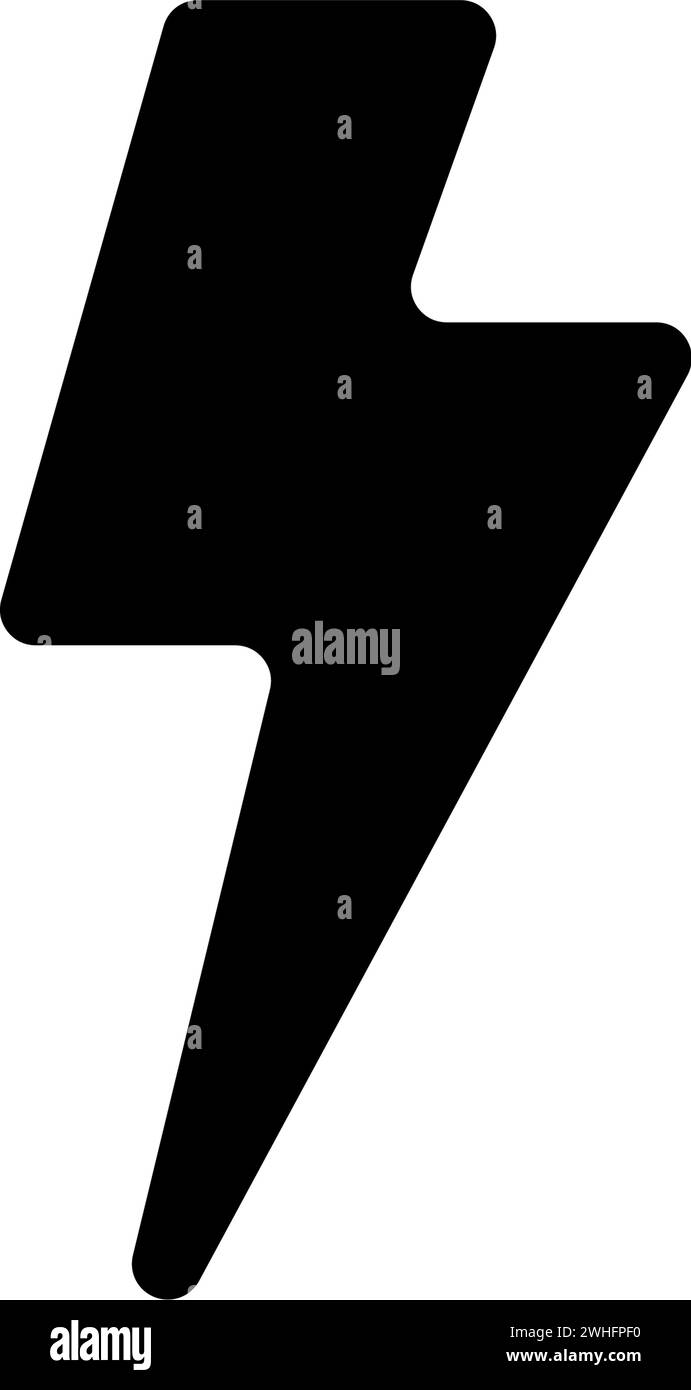 symbols of electricity and lightning strikes Stock Vector Image & Art ...