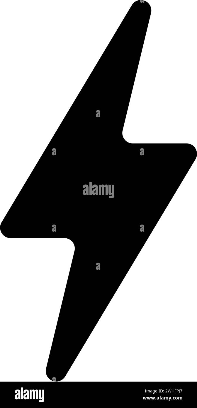 symbols of electricity and lightning strikes Stock Vector Image & Art ...