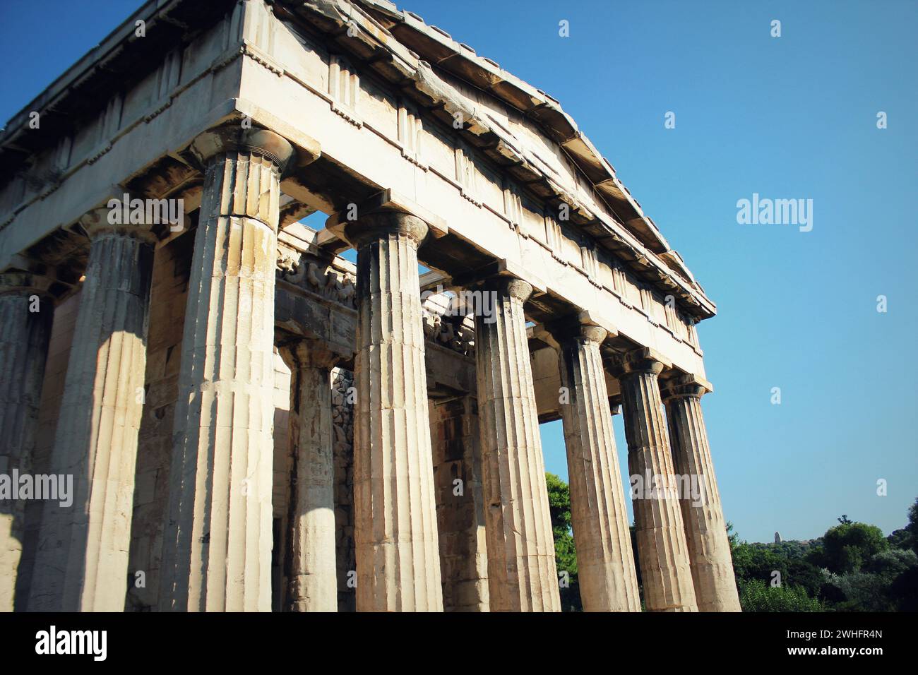 Temple of Hephaestus in Ancient Agora, Athens, Greece Stock Photo - Alamy